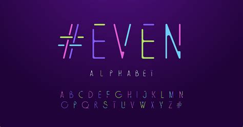 다채로운 편지 네온 둥근 글꼴 집합 컬러 알파벳 타이 포 그래피 현대적인 색상 글꼴 디자인 개념 벡터 일러스트 레이 션 교육에 대한 스톡 벡터 아트 및 기타 이미지 Istock