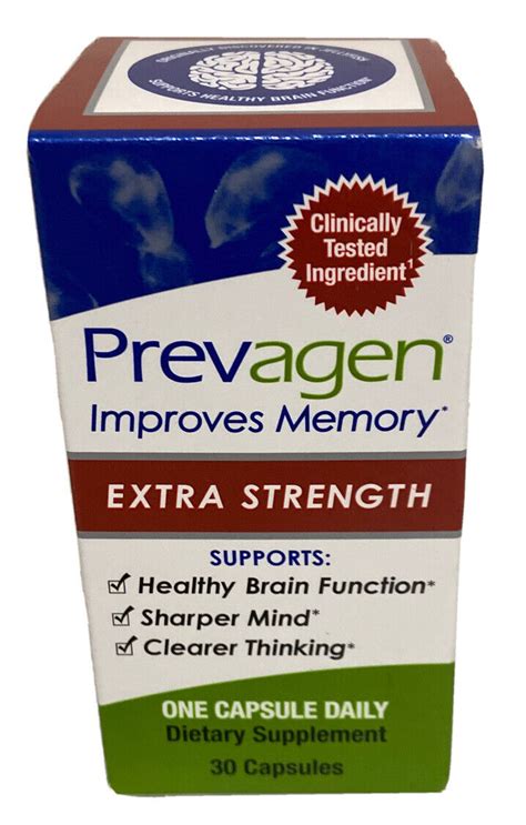 Prevagen Extra Strength Improves Memory Brain Function 20mg Capsules 30 Count Values Mavin