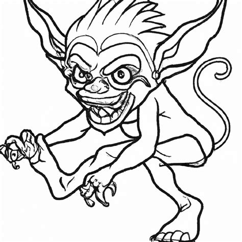 Gremlin Desenhos Para Imprimir E Colorir Que Vão Fazer Você Sorrir