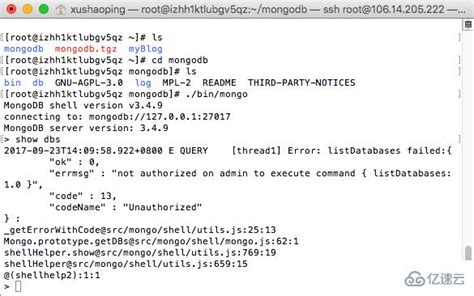 mongodb怎么快速搭建属于自己的数据库 MySQL数据库 亿速云