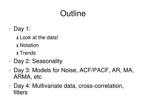 Ppt Introduction To Time Series Analysis Stochastic Models Overview