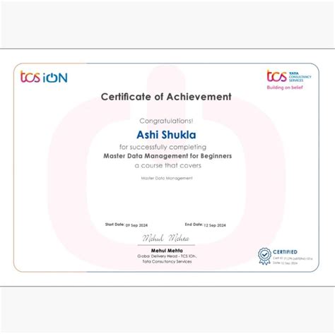 ashi shukla on linkedin datamanagement skillsdevelopment tcsion