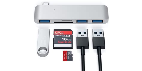 Satechi S Compact USB C Hub Brings Three USB 3 0 SD And MicroSD To Any Laptop For 30