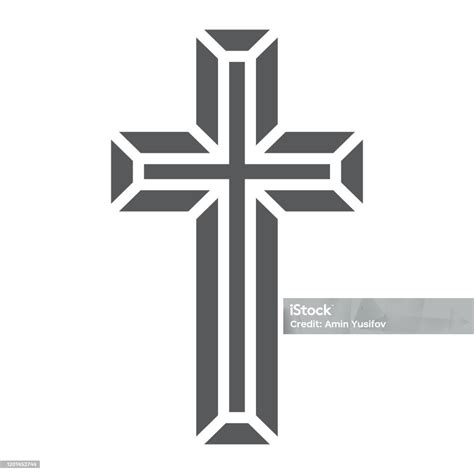 종교 십자가 문양 아이콘 종교와기도 그리스도 기호 벡터 그래픽 흰색 배경에 단단한 패턴 Eps 10 0명에 대한 스톡 벡터 아트 및 기타 이미지 Istock