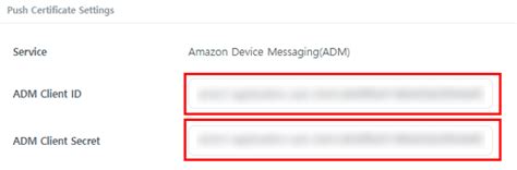 Push Certificate Settings Hive Developers