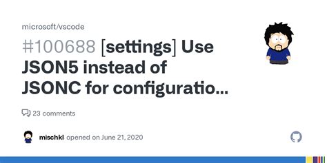 [settings] use json5 instead of jsonc for configuration files · issue