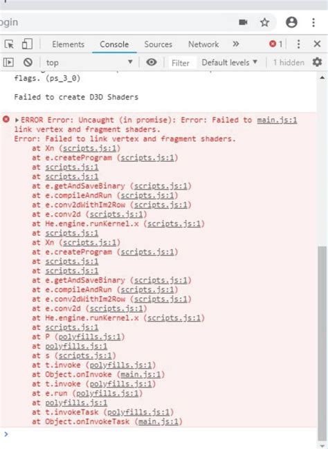 failed to link vertex and fragment shaders · issue 282