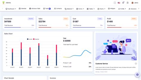 Admira Angular 20 Material Design Admin Dashboard Template By
