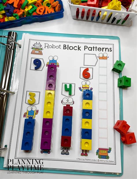 Preschool Robot Theme Planning Playtime