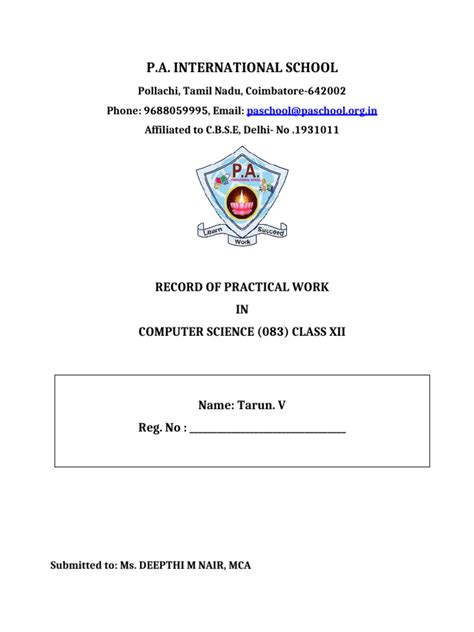 Class 12 Cs Practical Exercises Tarun Pdf Text File Letter Case