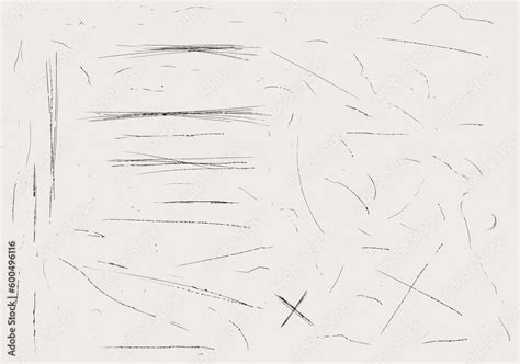 Set Of Natural Realistic Separated Scratches And Scuffs Isolated On White Background Overlay