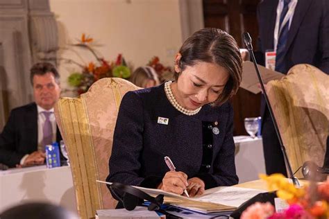 [b ] G7包摂と障害に関する関係閣僚会合にて、デフリンピックをアピール