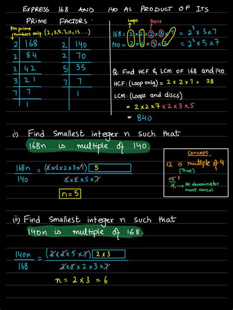 21 Hcf Lcm Pdf Ring Theory Abstract Algebra