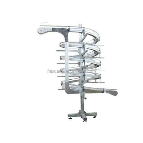 Flexible Spiral Conveyor Chain Spiral Vertical Conveyor For Small