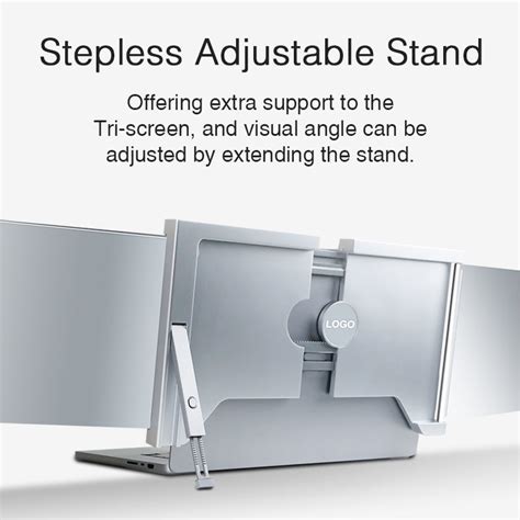 Buy Wholesale China Inch One Cable Triple Screen Laptop Monitor Support Hdr With Usb C Port