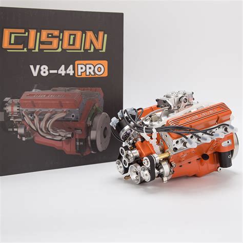 Cison V8 Pro Engine 1 6 Scale Cison Small Block Model Water Cooled 4 S