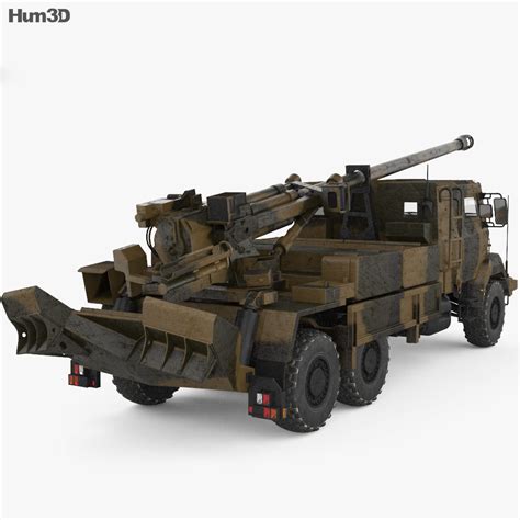 Caesar Self Propelled Howitzer 3d Model Download Artillery Systems On