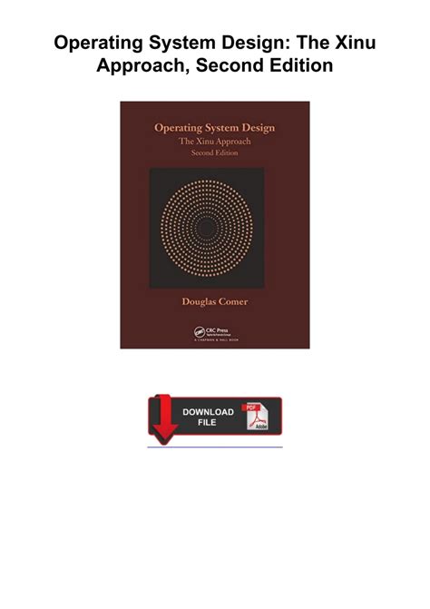 Pdf Operating System Design The Xinu Approach Second Edition