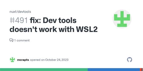 Fix Dev Tools Doesnt Work With Wsl2 · Issue 491 · Nuxtdevtools · Github