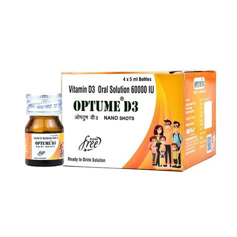 Optume D3 Sugar Free Nano Shots 5ml