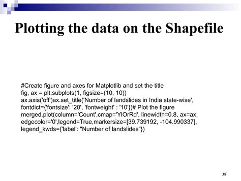 geospatial visualization for datascience pptx