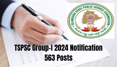 TSPSC Group I Notification 2024 Start And End Dates