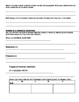 Atomic Structure Guided Notes By Mark Brown TPT