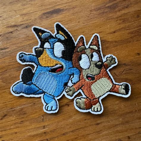 Bluey Embroider Patch Etsy