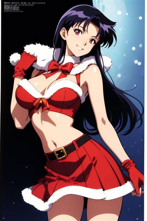 Misato Katsuragi Christmas 8 By Dragoonshadow On Deviantart