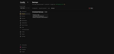 A Few Screenshots Of Coolify In Action