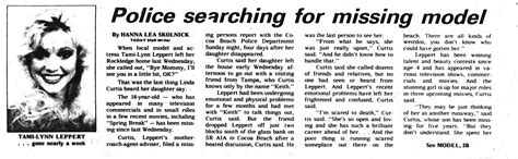 Missing Beauty Queentammy Lynn Leppert 7 6 83 Part 1 Crimeblogger1983