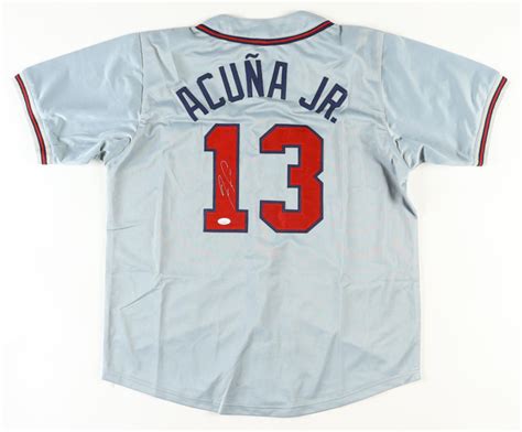 Ronald Acuna Jr Signed Jersey Jsa Pristine Auction