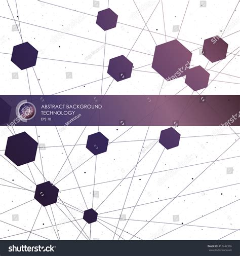 Molecular Structure Form Sphere Vector Illustration Stock Vector