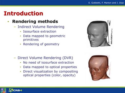 A Survey Of Compressed Gpu Based Direct Volume Rendering Ppt