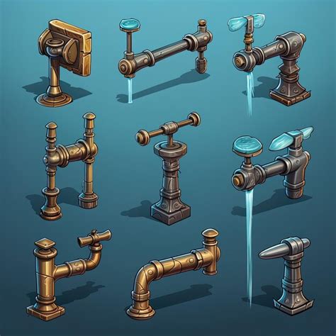 Faucet Game Assets Premium Ai Generated Image