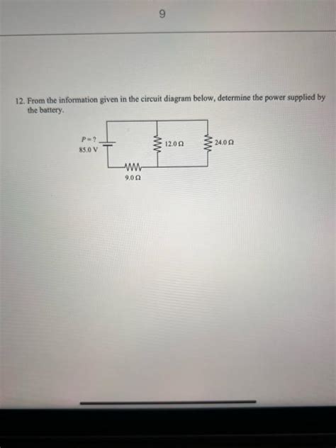 Solved B C Determine The Following For Each Circuit A Chegg