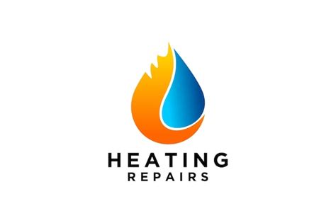 Hvac 로고 디자인 난방 환기 및 에어컨 Hvac 로고 팩 템플릿 프리미엄 벡터