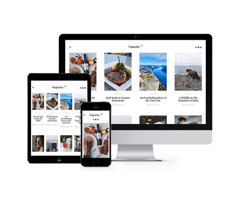 Magazine Free Html5 Bootstrap Website Template Freebies Fribly
