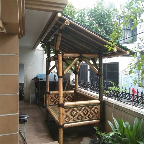 5 Contoh Desain Saung Bambu Unik Untuk Rumah
