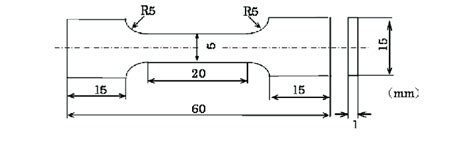 Specimen Shape And Size For Tensile Tests And Ebsd Analyses Download