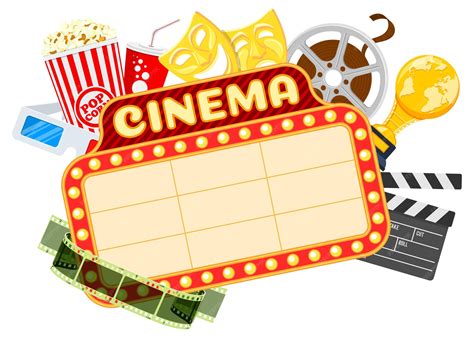 Cinema And Movie Time Premium Vector