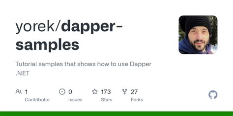 Dapper Samples Dapper Samples Advanced CustomMapping Cs At Master Yorek Dapper Samples GitHub