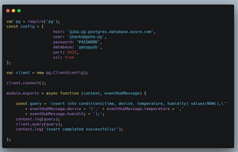 Iot With Azure Database For Postgresql And Timescaledb