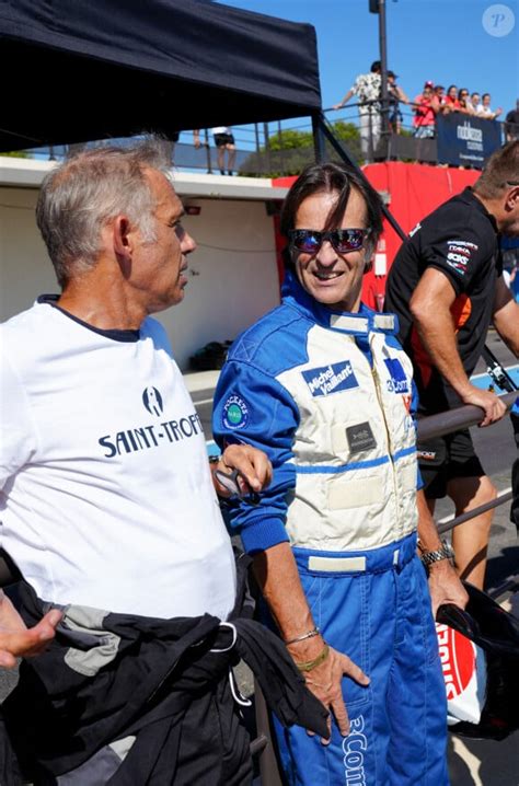 Photo Exclusif Alexandre Debanne Paul Belmondo Lors Du Marathon Karting Jules Bianchi Jour