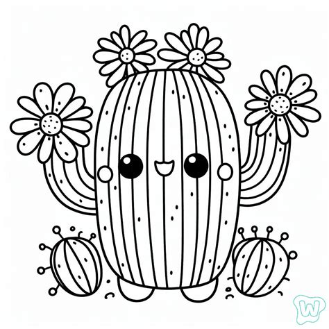 39 Cactus Para Colorear Imprimir Pdf En