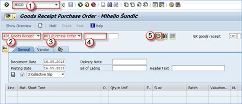 Sap How To Create Goods Receipt In Sap Migo Mb C Mb