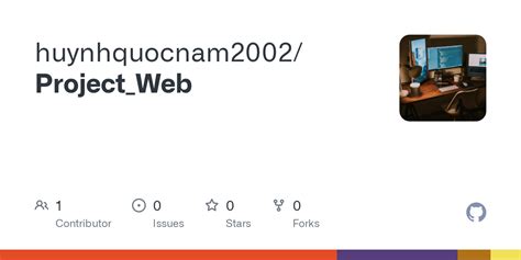 GitHub Huynhquocnam Project Web