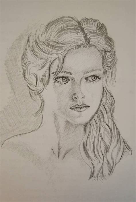 Practice Portrait Drawing By Mubus On Deviantart