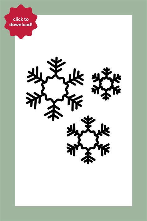 Snowflake Stencil For Cake