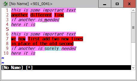 Syntax Highlighting Vimdiff Bad Line Alignment And Subsequent Diff Visualization Vi And Vim